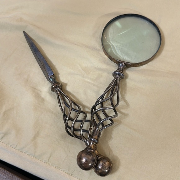 Bombay | Office | Letter Opener And Magnifying Glass | Poshmark